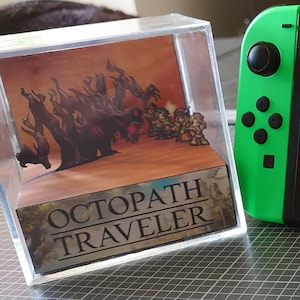 Octopath Traveler Diorama Cube - Etsy