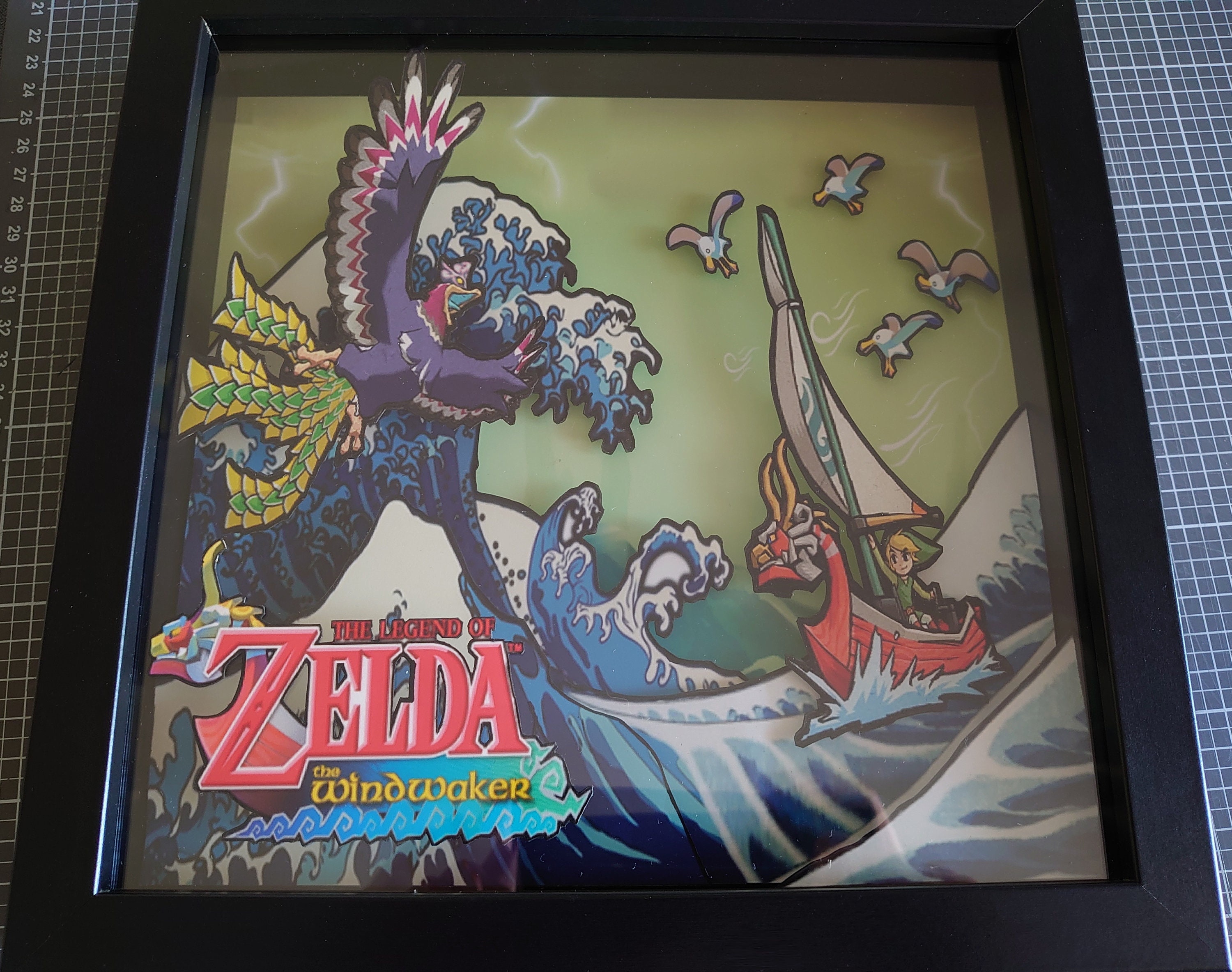 Zelda Wind Waker storm Diorama 3D Limited | Etsy