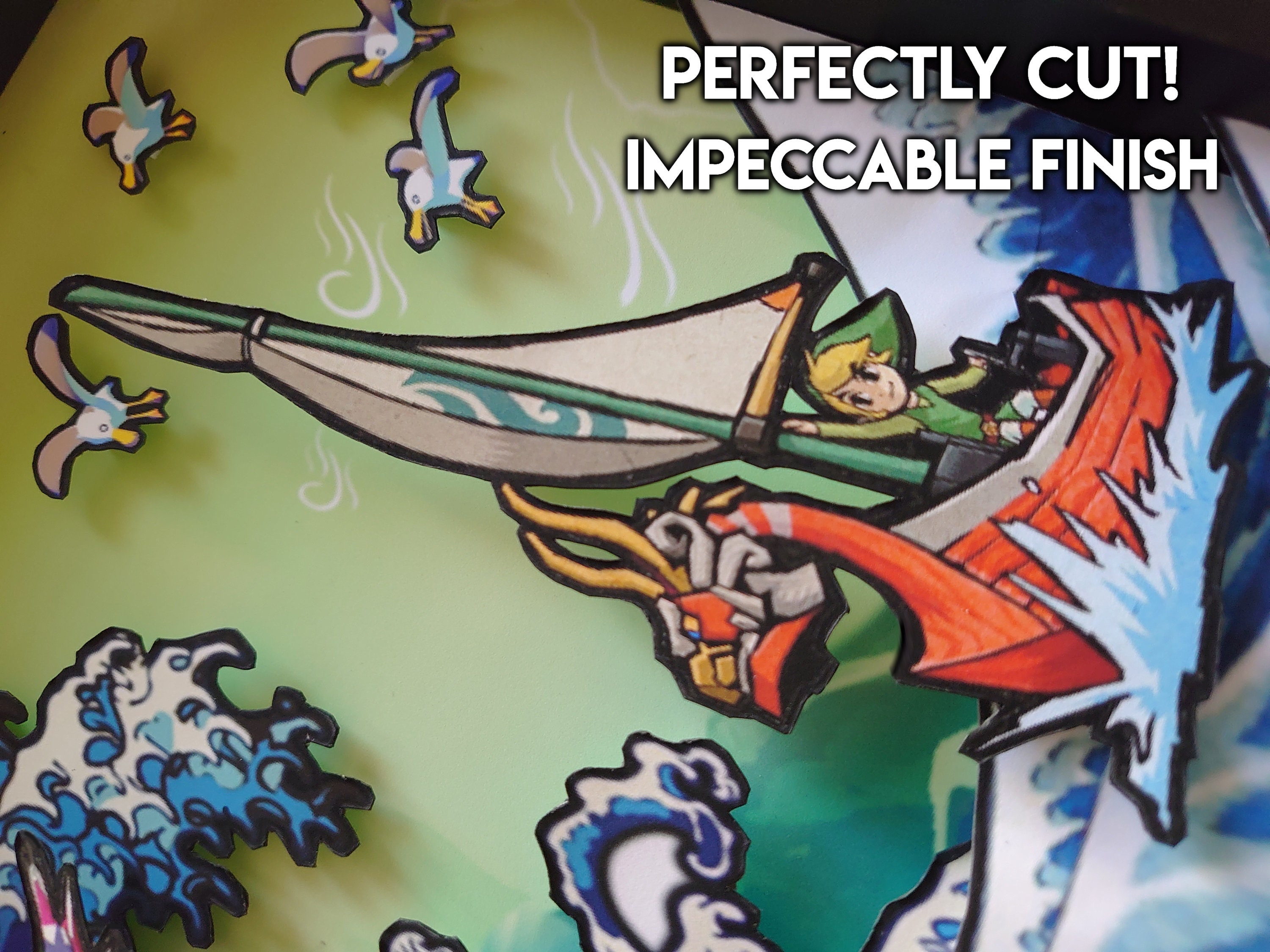 Zelda Wind Waker storm Diorama 3D Limited | Etsy