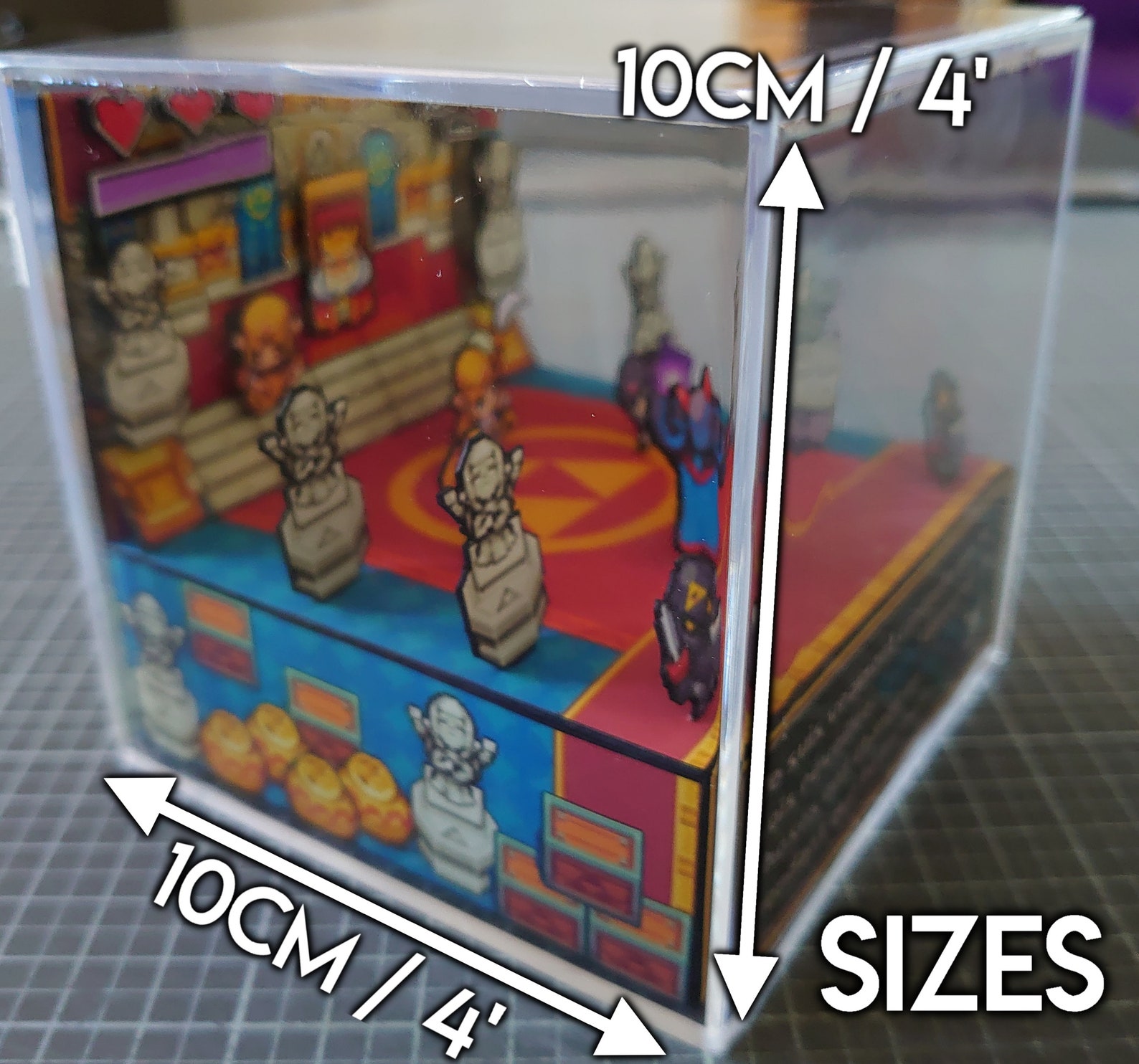 The Legend of Zelda : Zelda's Life ! - Cubic Diorama - 3D Cube ...