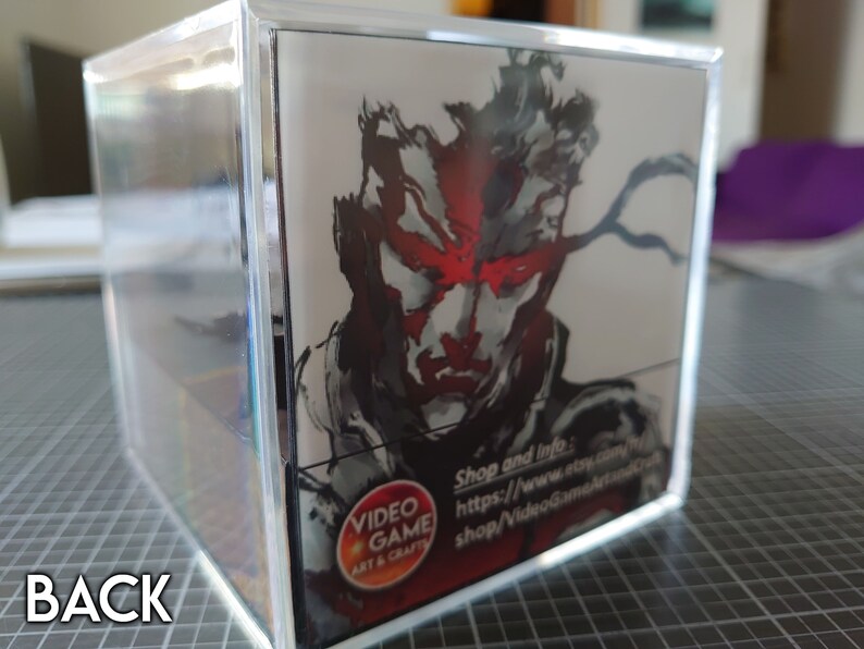 Metal Gear Solid Cubic Diorama 3D Cube Limited Edition - Etsy