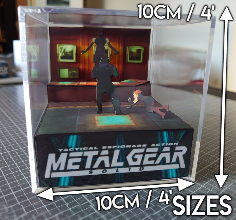 Metal Gear Solid Cubic Diorama 3D Cube Limited Edition - Etsy