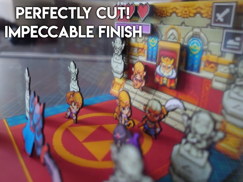 The Legend of Zelda : Zelda's Life ! - Cubic Diorama - 3D Cube ...