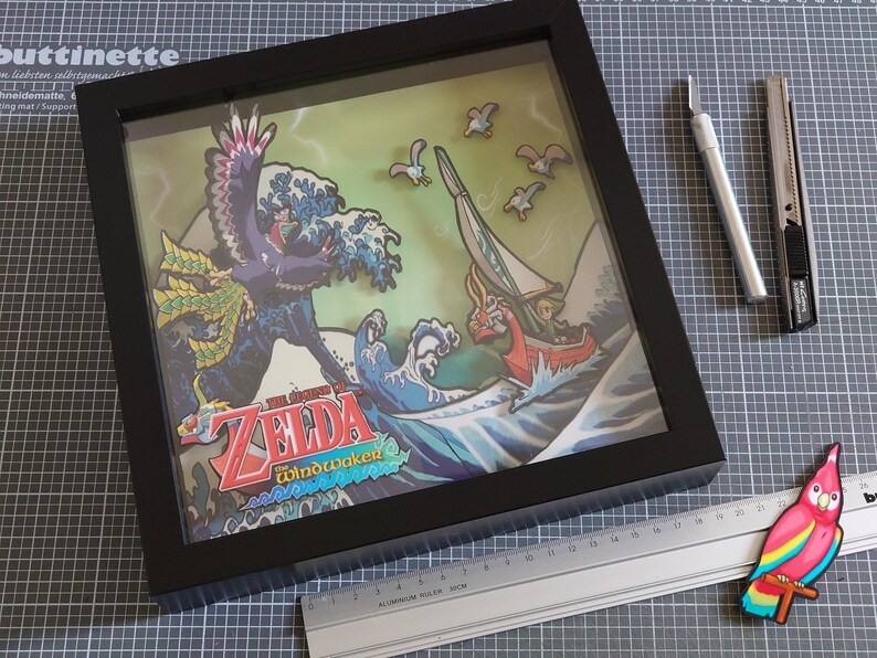 Zelda Wind Waker storm Diorama 3D Limited | Etsy