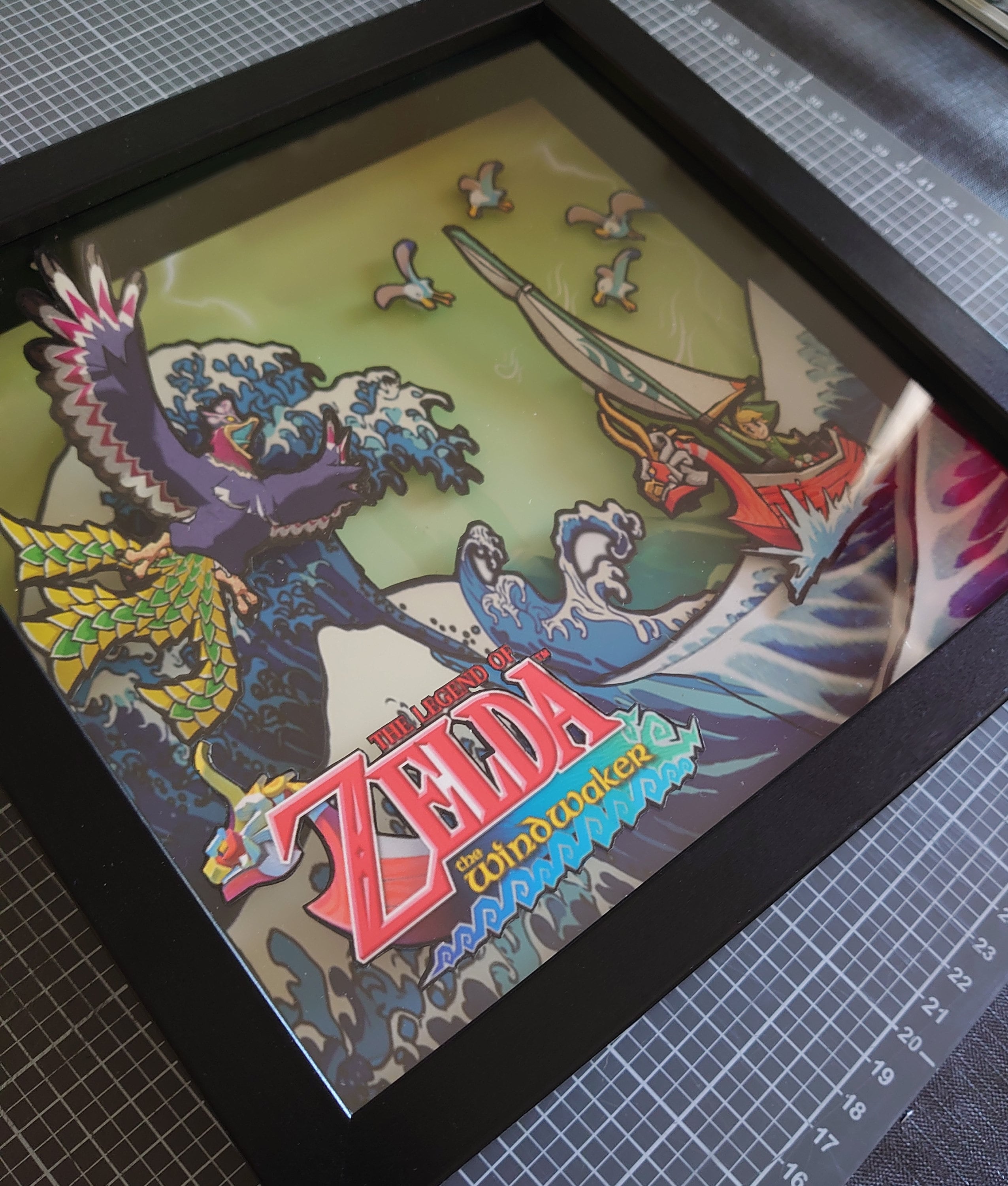 Zelda Wind Waker storm Diorama 3D Limited | Etsy