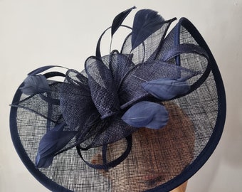 Navy Wedding Hat | Etsy UK