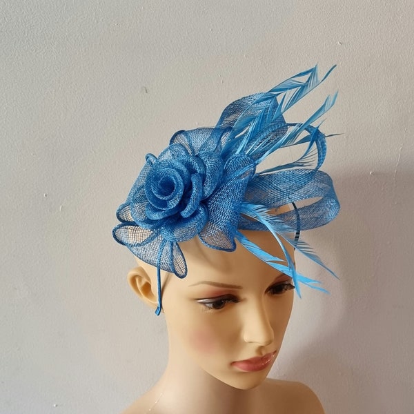 Blue Fascinator - Etsy