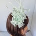 New Aqua Colour Fascinator With Flower Headband and Clip Wedding Hat ...