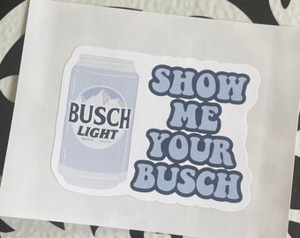 Busch Light Decal - Etsy