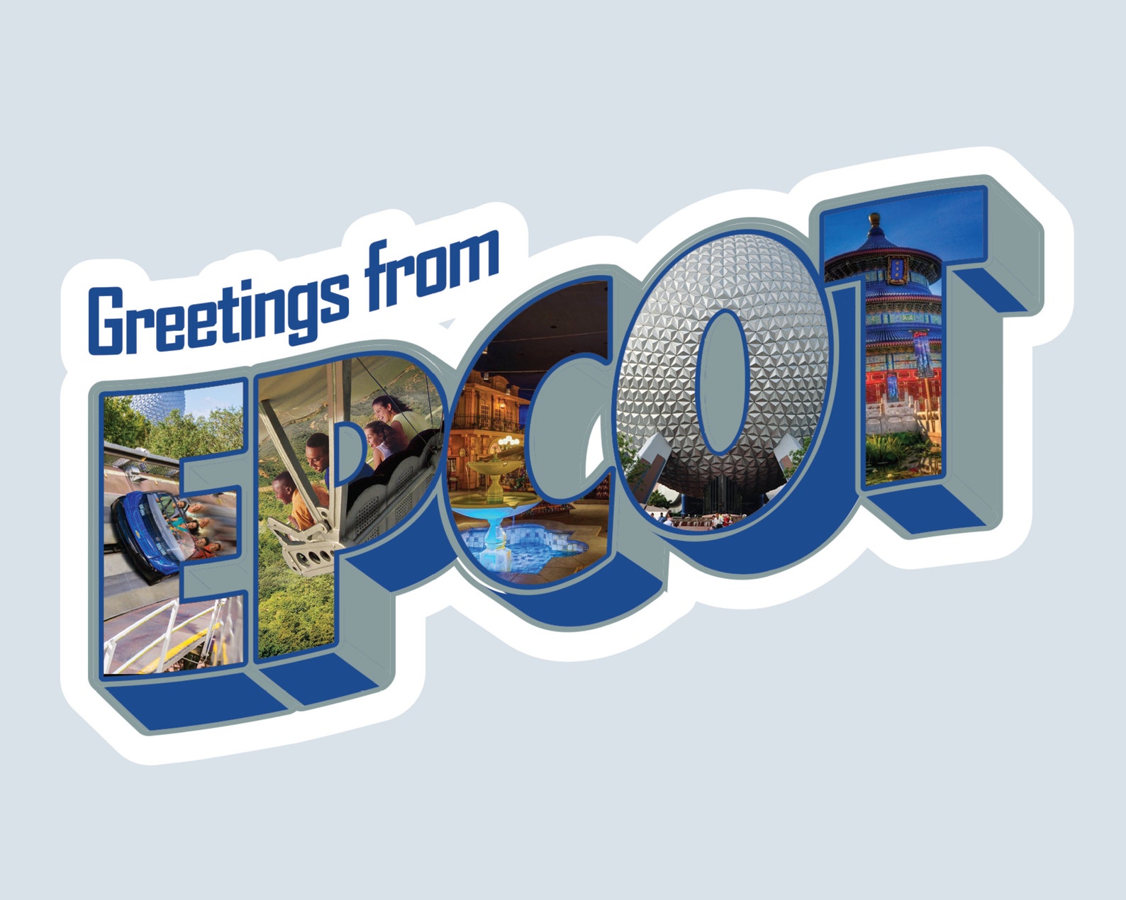 Epcot Sticker for Laptops Water Bottles Cars and More. | Etsy