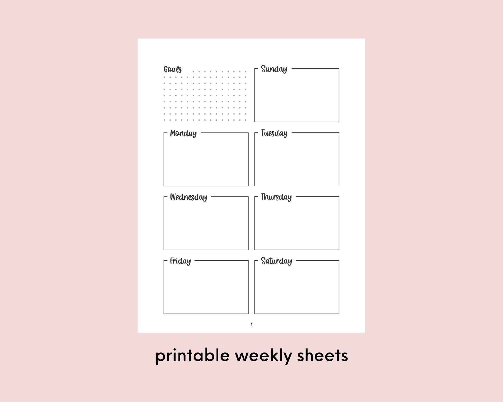 The Perfect Productivity Printable Getting Stuff Done Notebook - Etsy