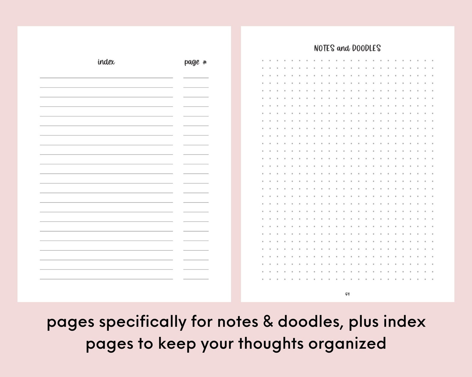 The Perfect Productivity Printable Getting Stuff Done Notebook - Etsy