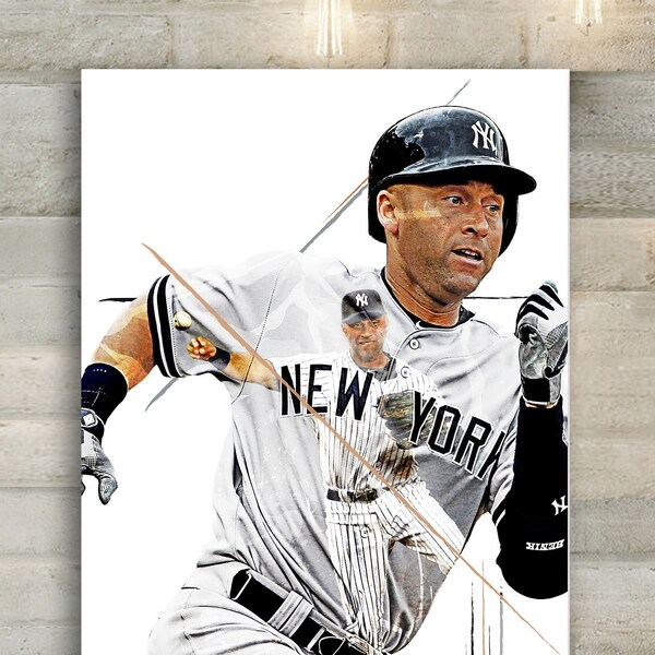 Derek Jeter Poster - Etsy