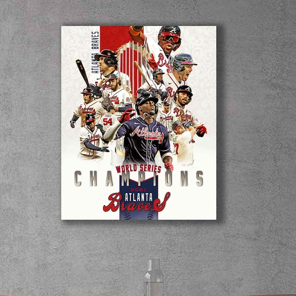 Atlanta Braves World Series Poster - Etsy