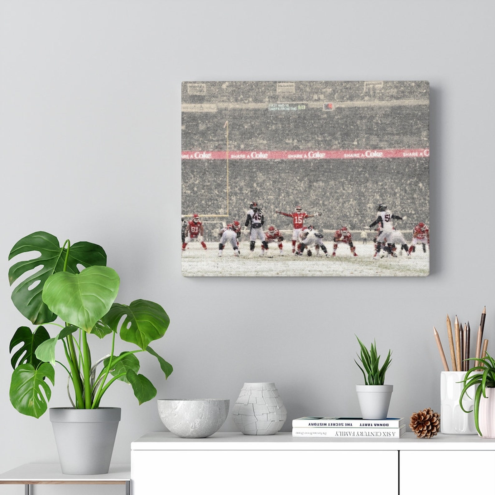 Kansas City Chiefs Canvas Print - Arrowhead Stadium - Wall Art, Sports ...