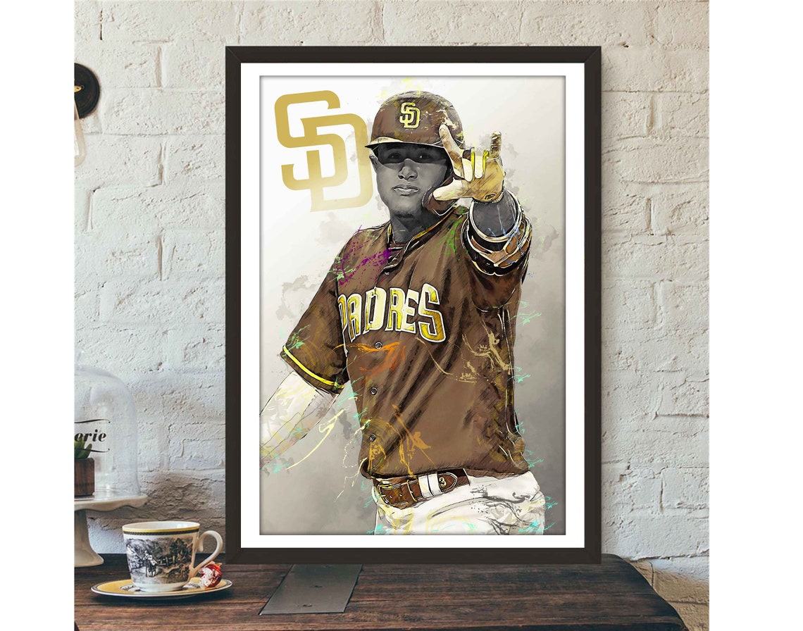 Manny Machado Poster San Diego Padres Canvas Print Wall | Etsy
