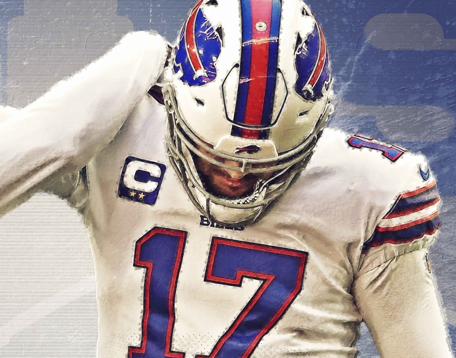 Josh Allen and Stefon Diggs Canvas Print Buffalo Bills - Etsy