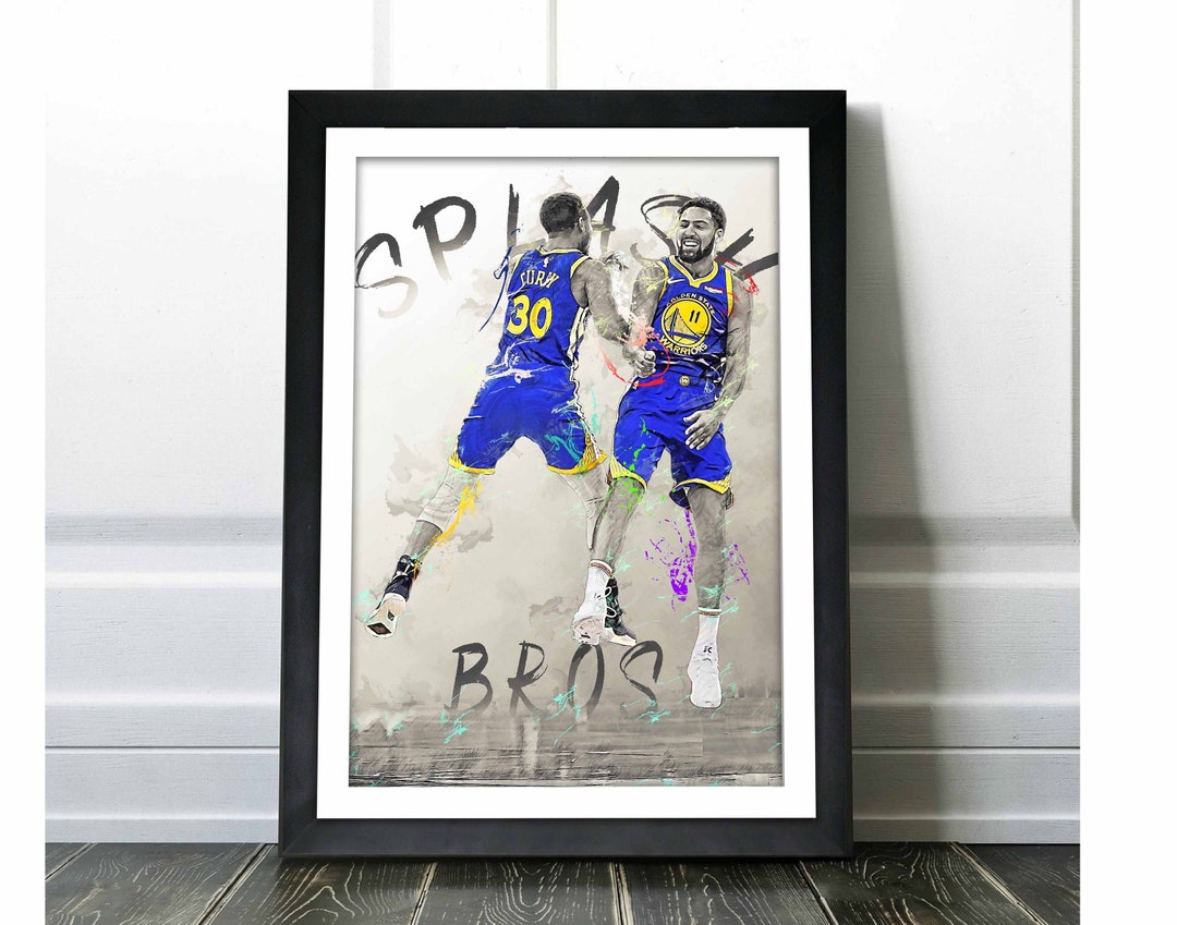 Steph Curry Klay Thompson Poster Golden State Warriors Etsy