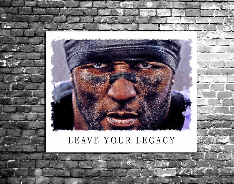 Ray Lewis Canvas Print - Baltimore Ravens - Wall Art, Sports Art Print ...