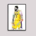 Anthony Davis Poster Los Angeles Lakers Wall Art Sports - Etsy