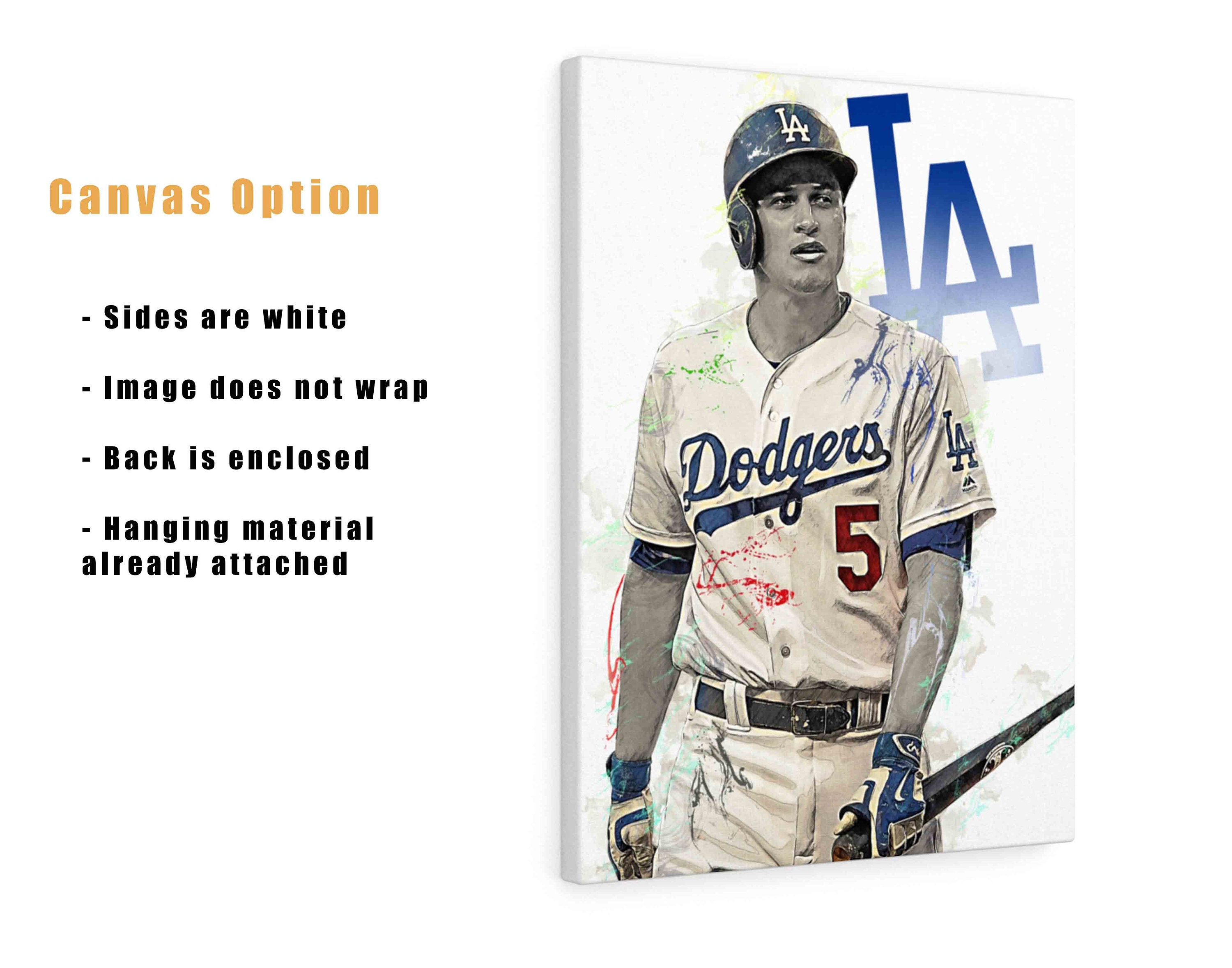 Corey Seager Poster Los Angeles Dodgers Canvas Print Wall - Etsy.de