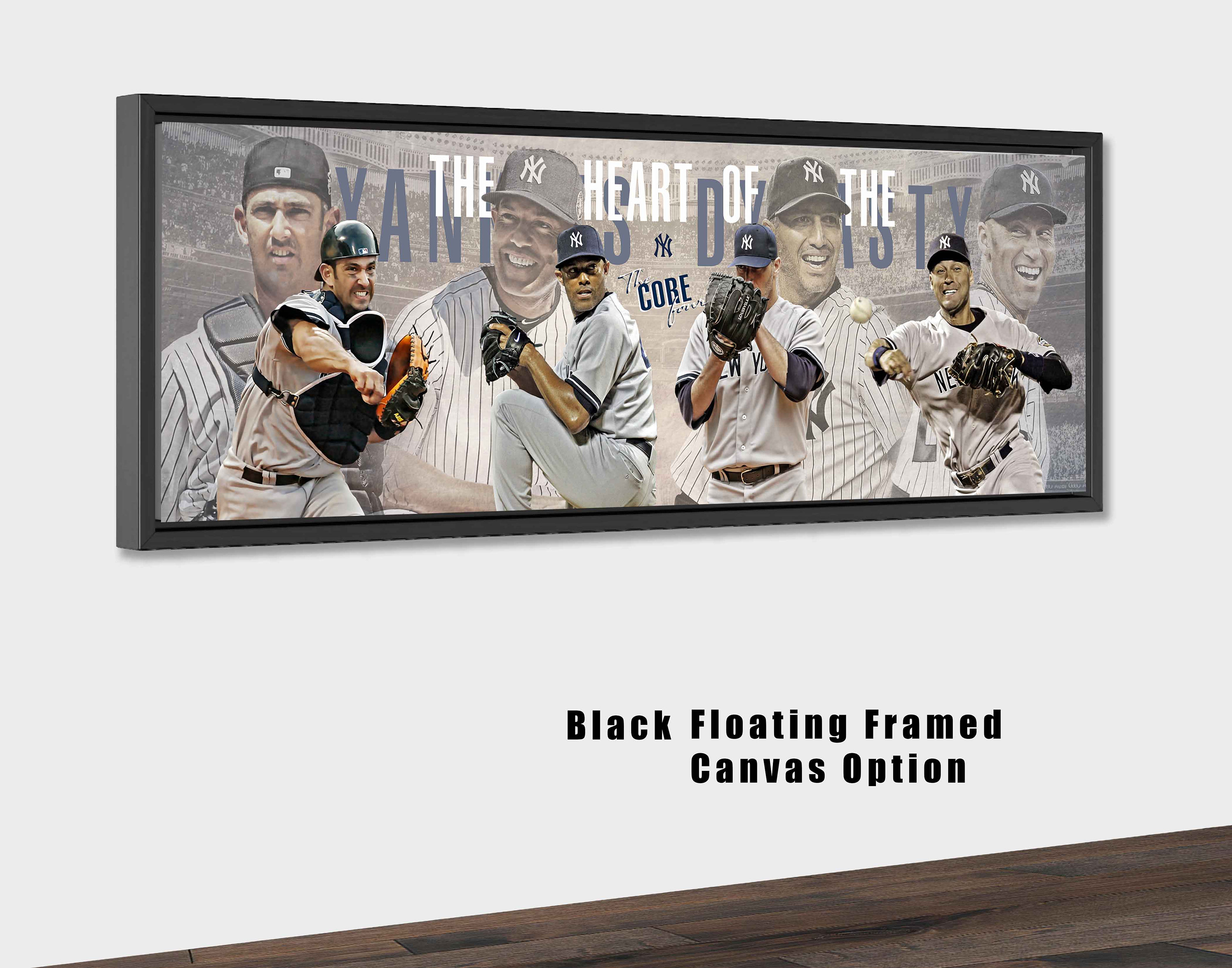 Core Four Canvas Print New York Yankees Wall Art Sports - Etsy