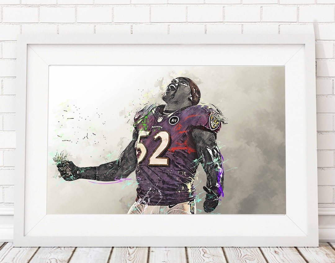 Ray Lewis Poster - Baltimore Ravens - Canvas Print,wall Art, Sports Art ...