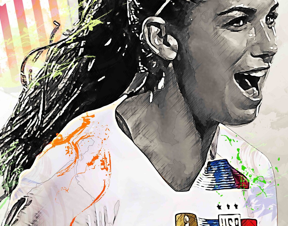Alex Morgan Poster US Soccer Canvas Print Wall Art - Etsy
