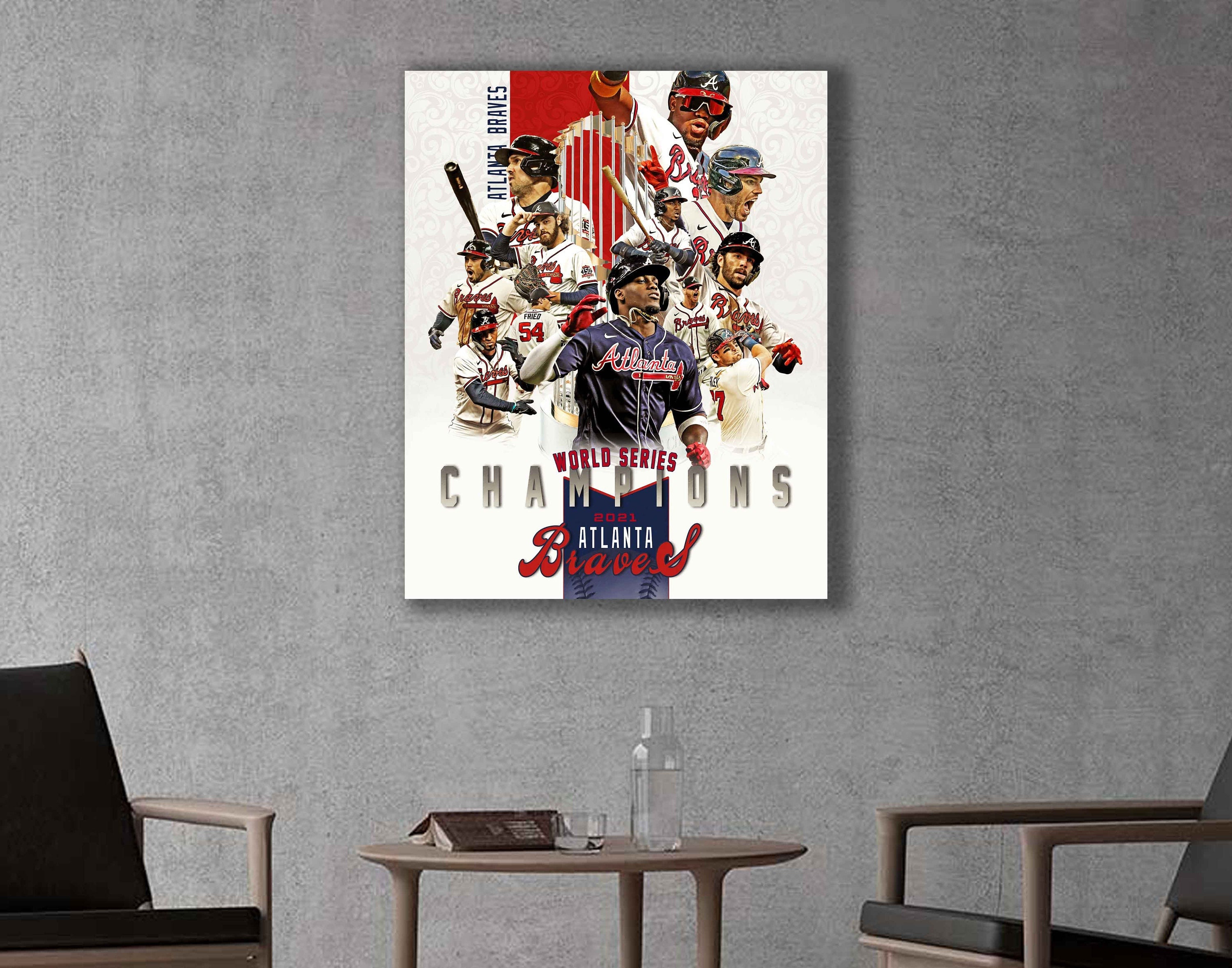 Atlanta Braves World Series Champs Canvas Print Wall Art - Etsy