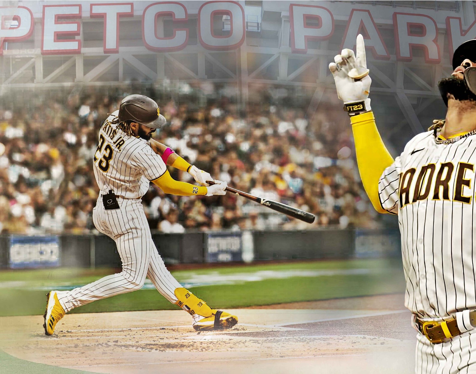 Fernando Tatis Jr Collage Canvas Print San Diego Padres | Etsy