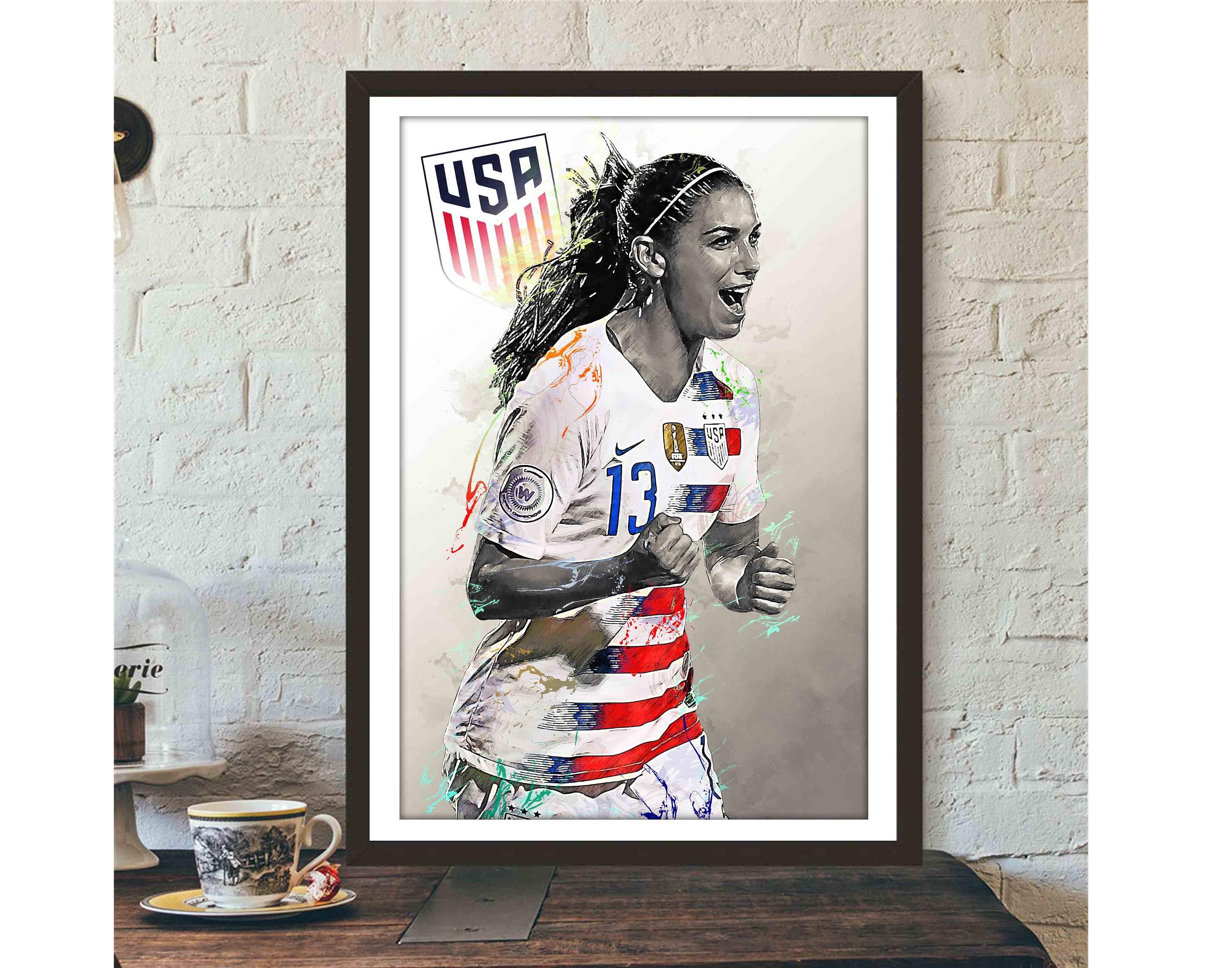 Alex Morgan Poster US Soccer Canvas Print Wall Art - Etsy