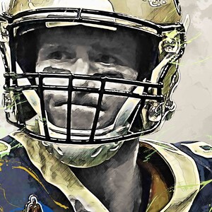 Drew Brees Poster - New Orleans Saints - Canvas Print, Wall Art, Sports ...