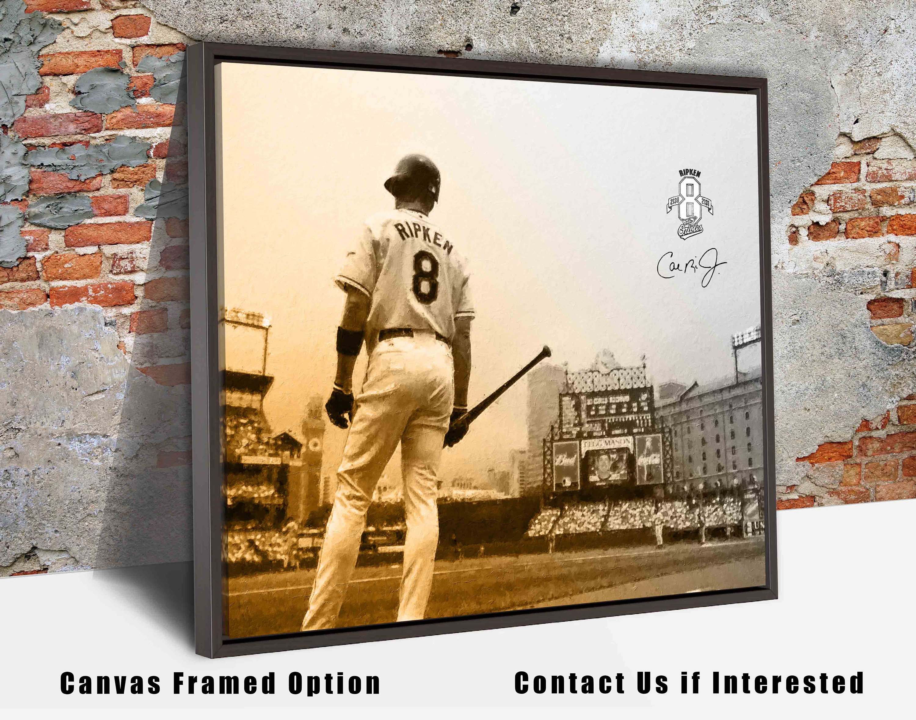 Cal Ripken Jr Canvas Print Baltimore Orioles Wall Art | Etsy