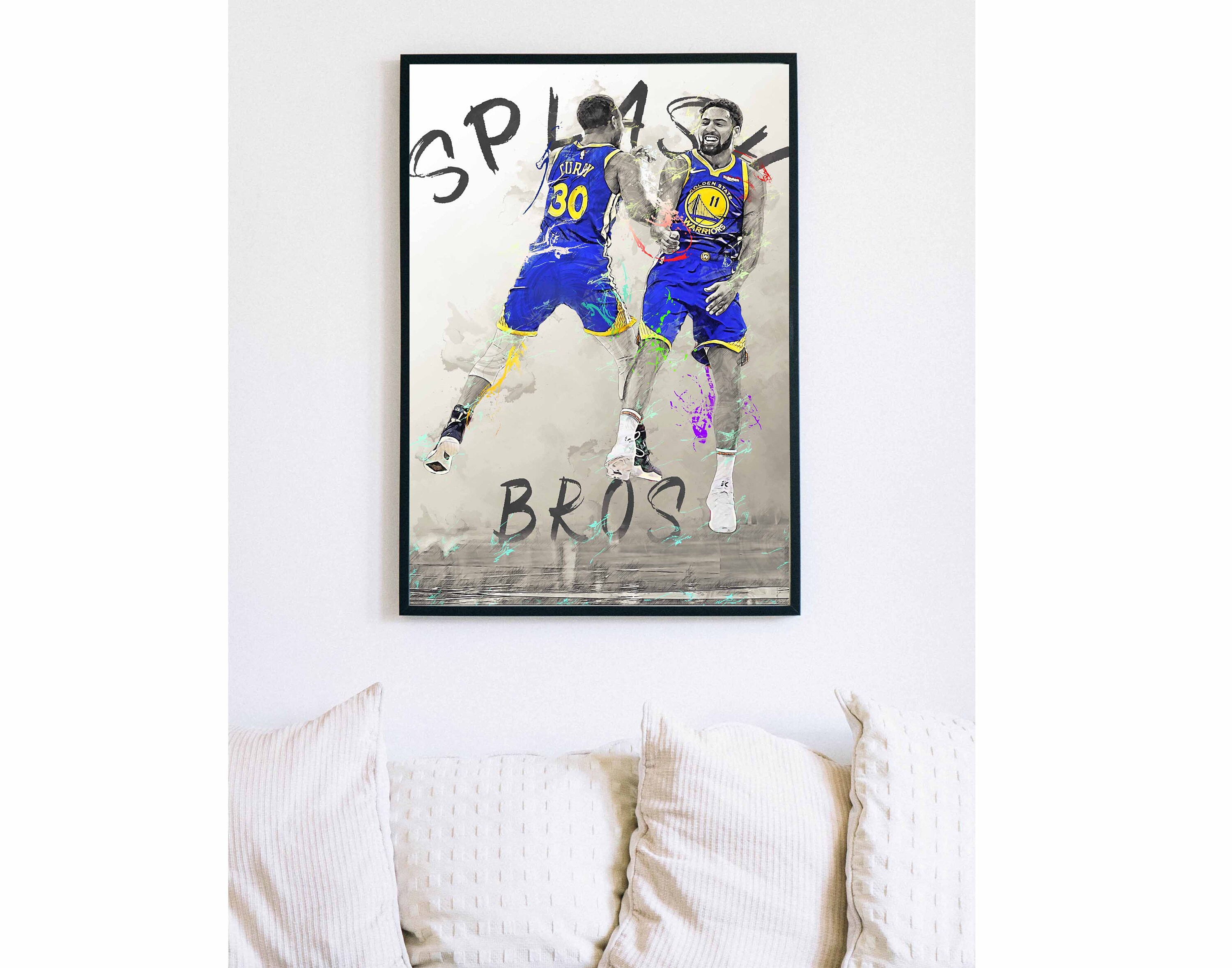 Steph Curry Klay Thompson Poster Golden State Warriors Etsy