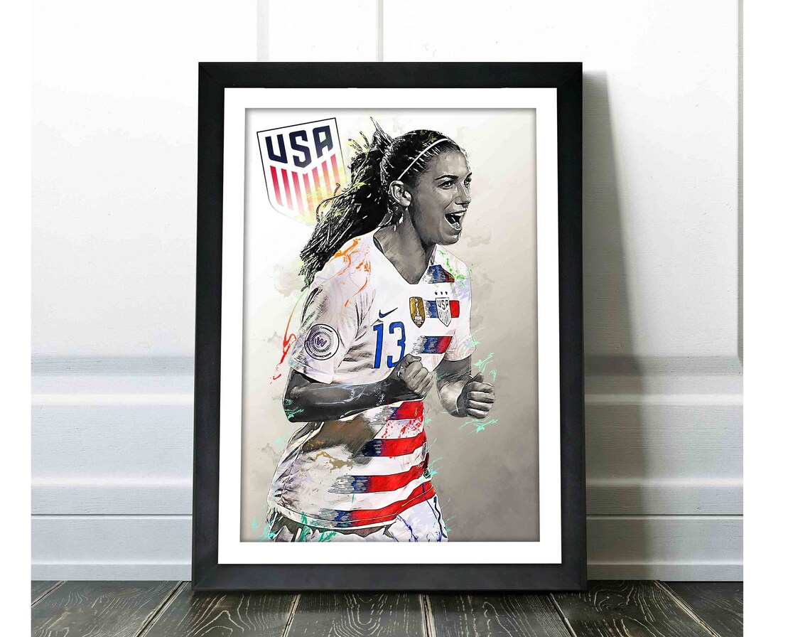 Alex Morgan Poster US Soccer Canvas Print Wall Art - Etsy