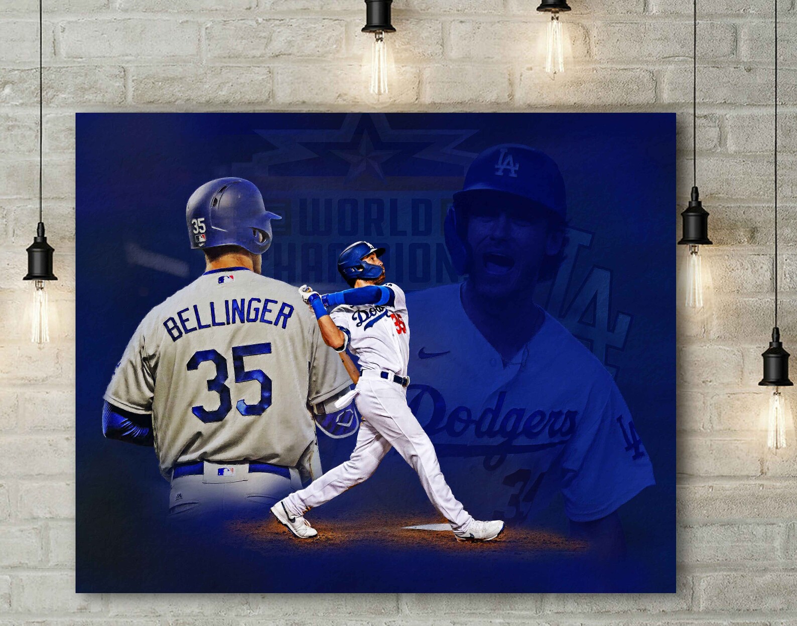 Cody Bellinger Canvas Print - Los Angeles Dodgers - Wall Art, Sports ...