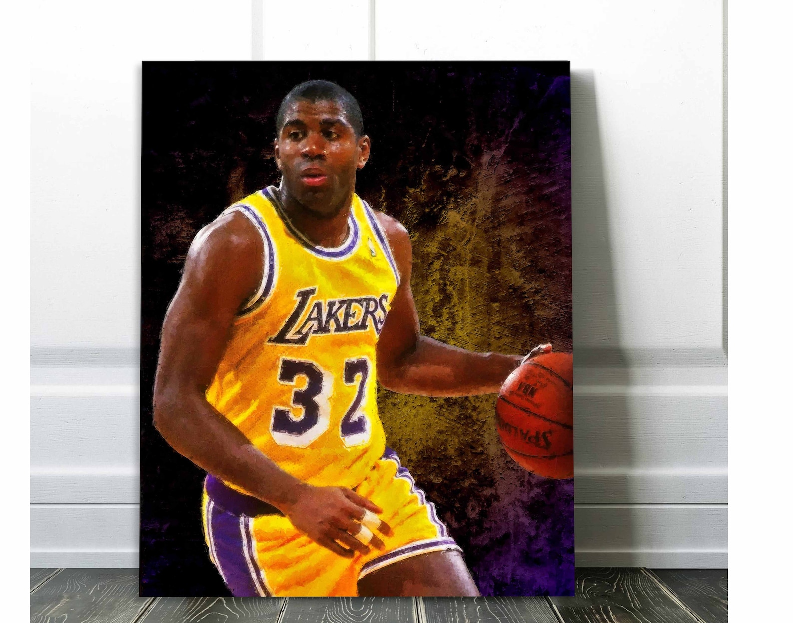 Magic Johnson Canvas Print - Los Angeles Lakers - Wall Art, Sports Art ...