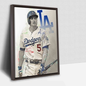Corey Seager Poster Los Angeles Dodgers Canvas Print, Wall Art, Sports ...