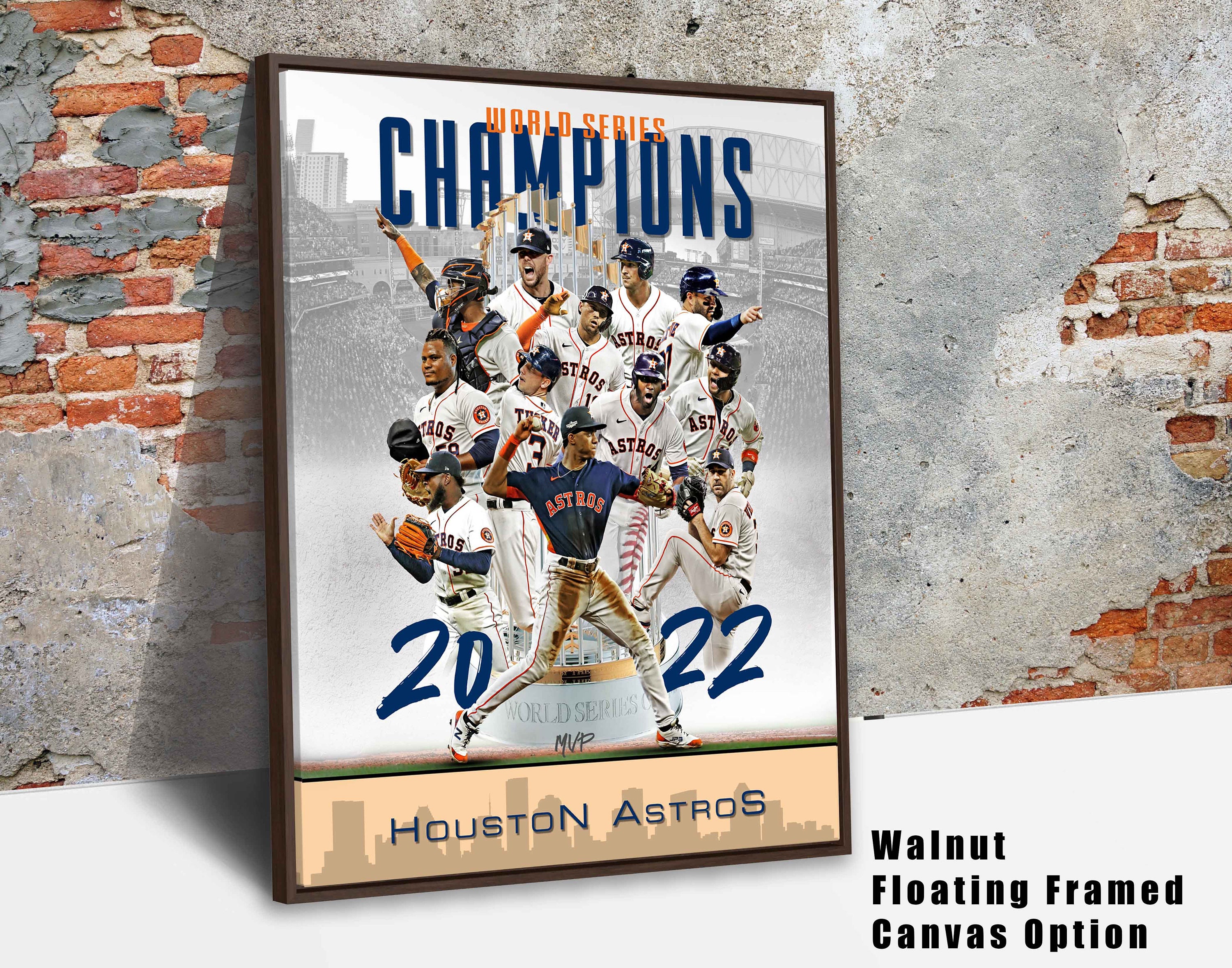 Houston Astros World Series Champs Canvas Print - Wall Art, Sports Art ...