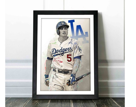 Corey Seager Poster Los Angeles Dodgers Canvas Print Wall - Etsy