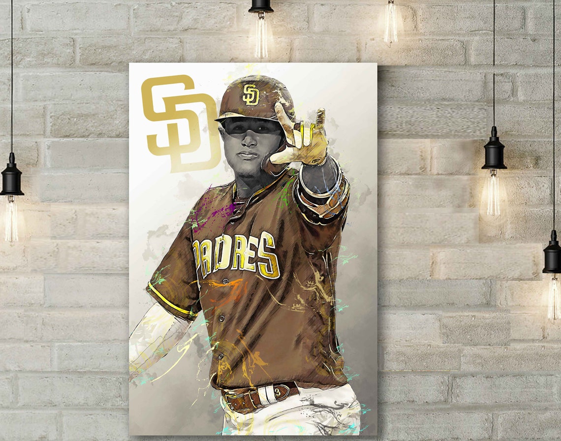 Manny Machado Poster San Diego Padres Canvas Print Wall | Etsy