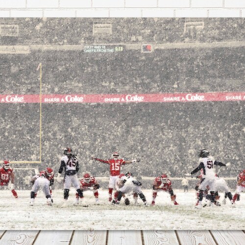 Kansas City Chiefs Arrowhead Stadium Sign Sports Sign Mancave - Etsy