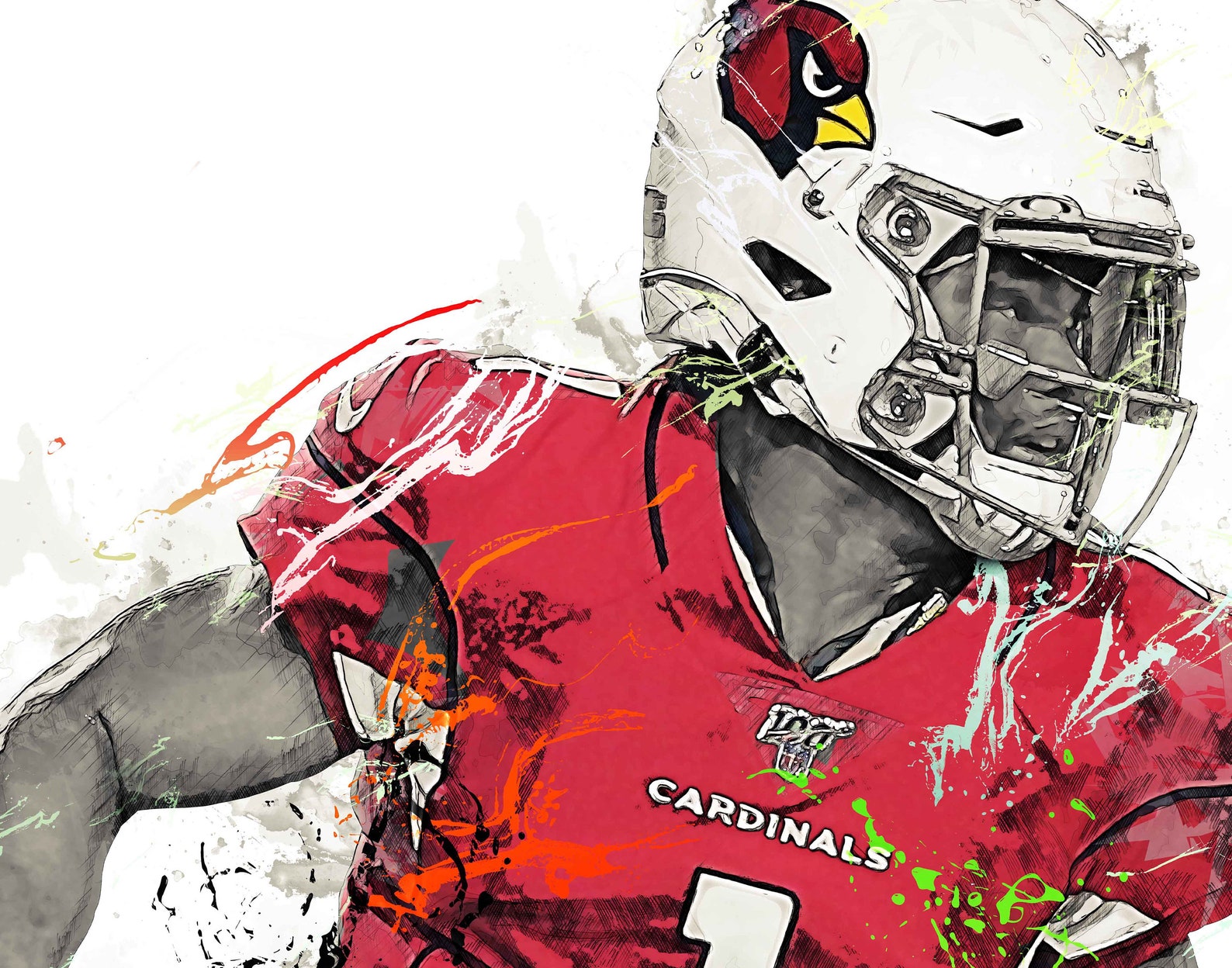 Kyler Murray Poster Arizona Cardinals Canvas Print Wall - Etsy New Zealand