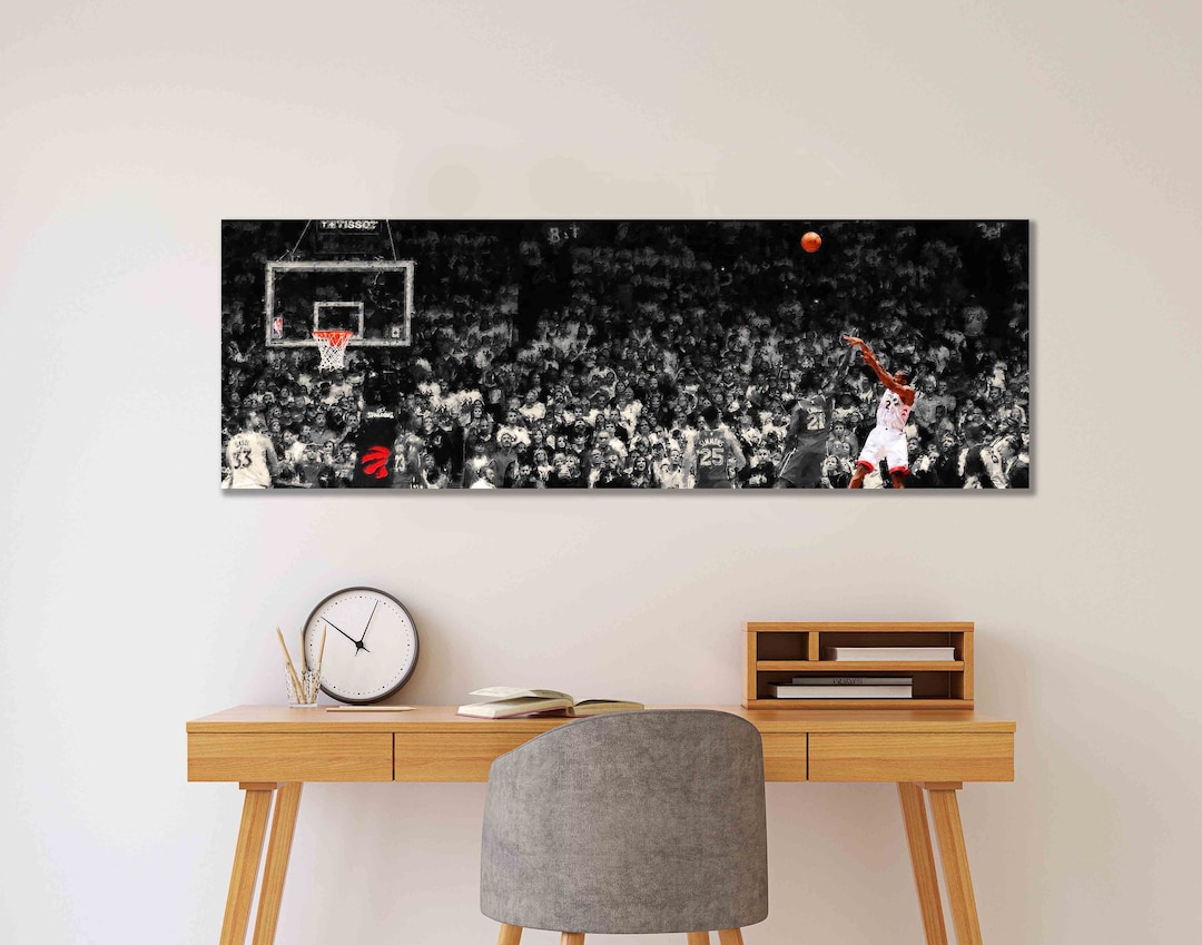 Kawhi Leonard Canvas Print - Toronto Raptors - Game Winner - Wall Art ...