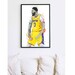 Anthony Davis Poster Los Angeles Lakers Wall Art Sports - Etsy