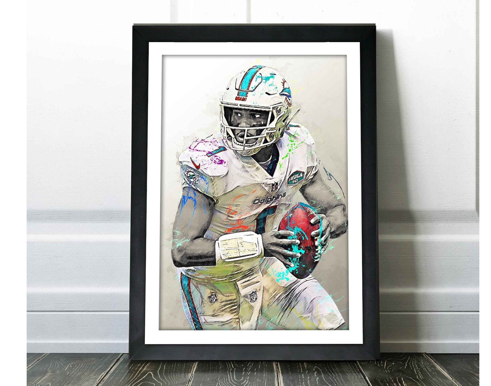 Tua Tagovailoa Poster - Miami Dolphins - Canvas Print, Wall Art, Sports ...