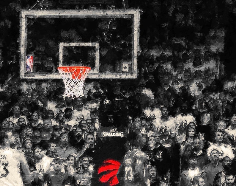 Kawhi Leonard Canvas Print Toronto Raptors Game Winner - Etsy Israel