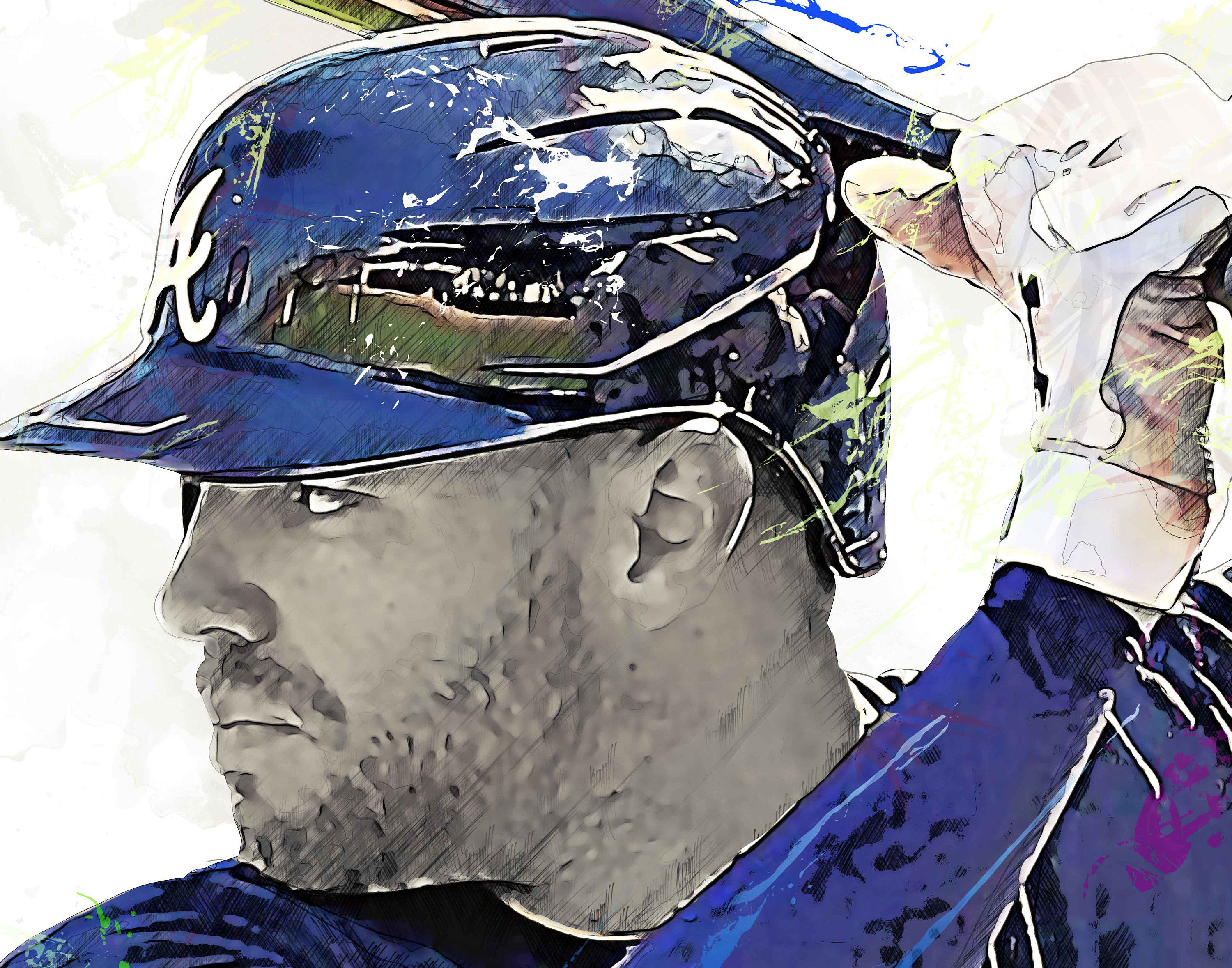 Freddie Freeman Poster Atlanta Braves Canvas Print Wall | Etsy