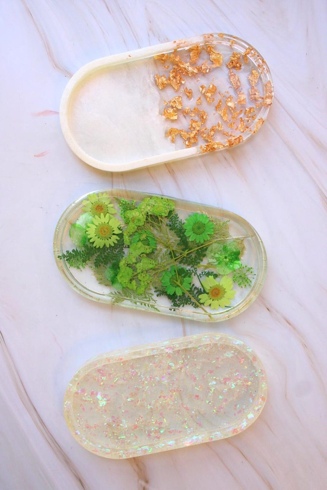 DIY Resin Trinket Tray Kit: Home Decor Craft Project, Birthday Gift ...