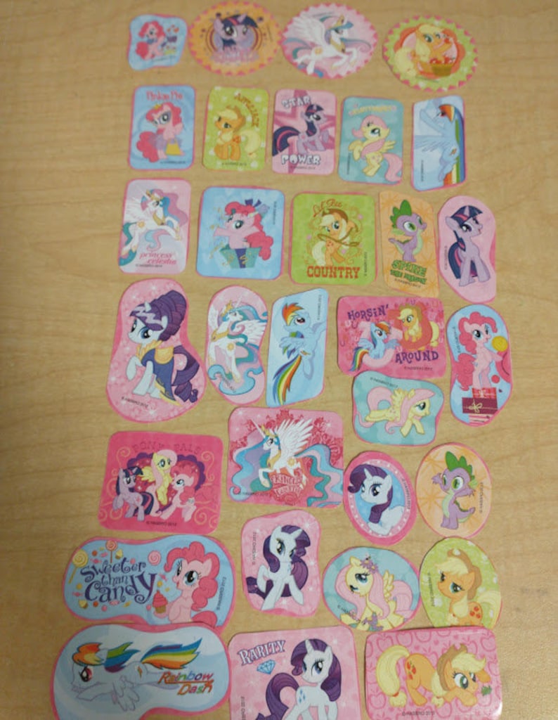 My Little Pony Stickers Pack Customizable - Etsy